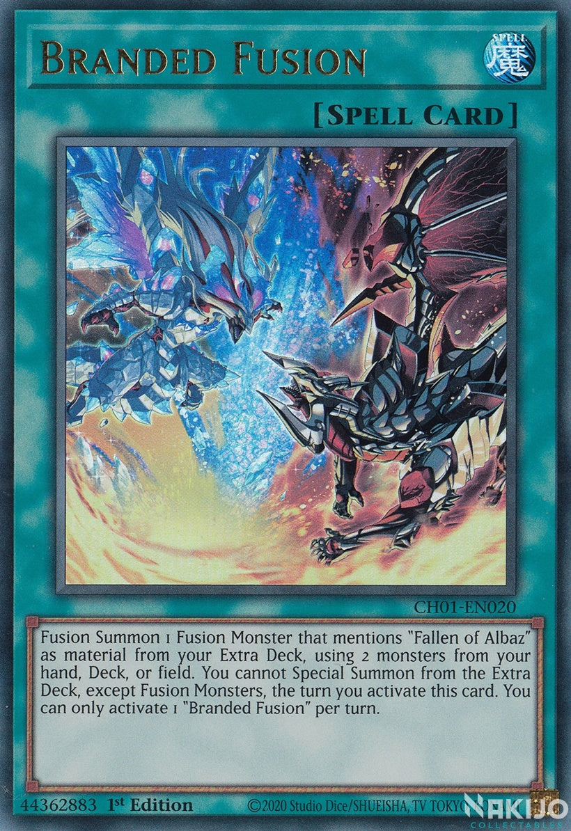 Branded Fusion - CH01-EN020 - Ultra Rare - 1st Edition – Nakijo