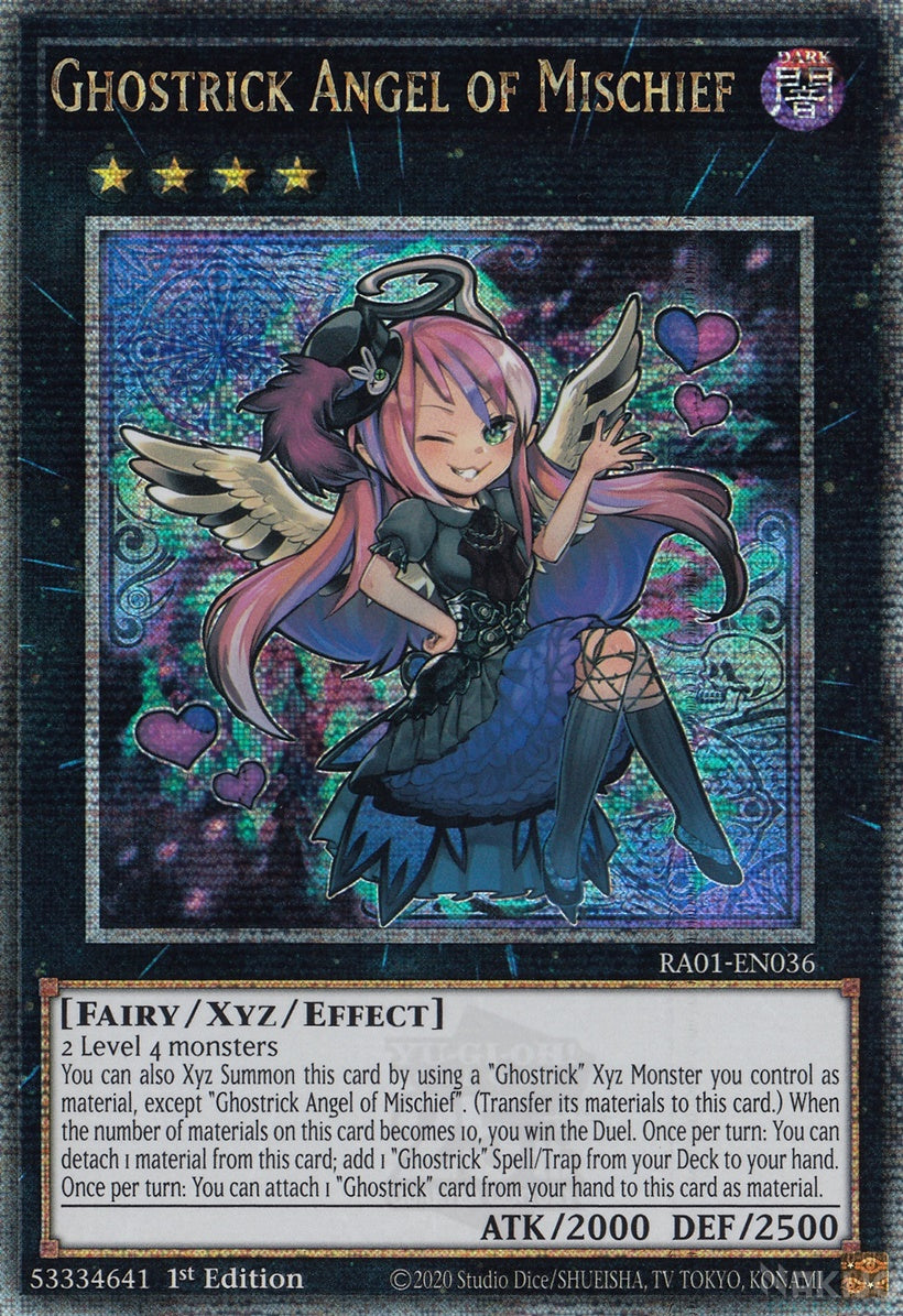 Ghostrick Angel of Mischief - RA01-EN036 - Quarter Century Secret Rare ...