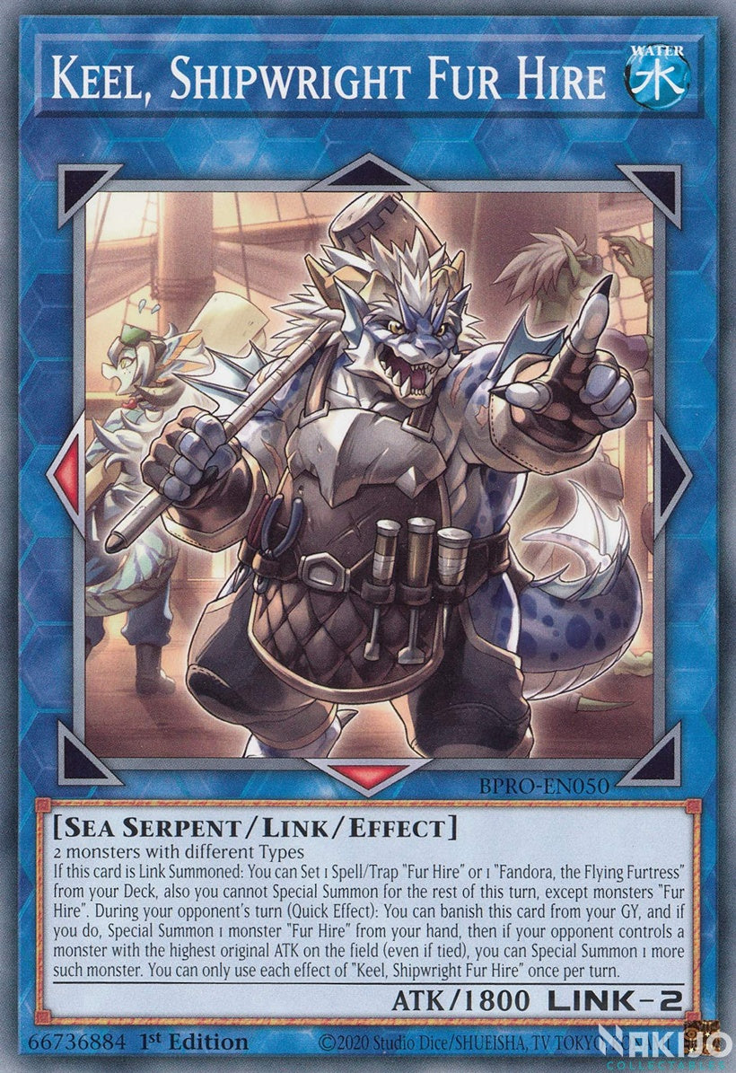 Keel, Shipwright Fur Hire - BPRO-EN050 - Common - 1st Edition – Nakijo