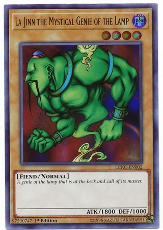 La Jinn the Mystical Genie of the Lamp - LCKC-EN002 - Ultra Rare - 1st ...