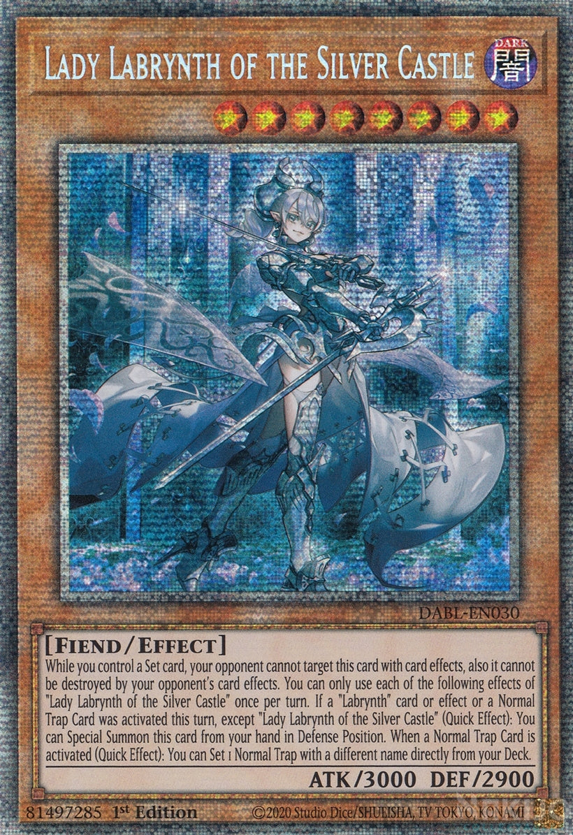 Lady Labrynth of the Silver Castle - DABL-EN030 - Starlight Rare - 1st ...